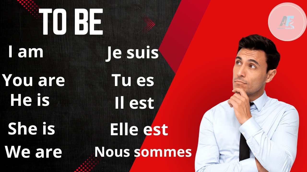 le verbe être (to be) en anglais, speak English fluently, anglais ...