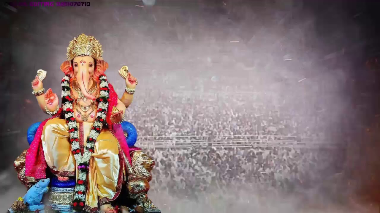 Ganpati aagman banner aditing 2020 - YouTube
