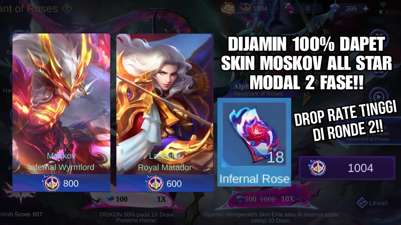SPIN SEKARANG!!, DIJAMIN DAPAT SKIN ALL STAR & EPIC LIMITED MODAL 2 ...