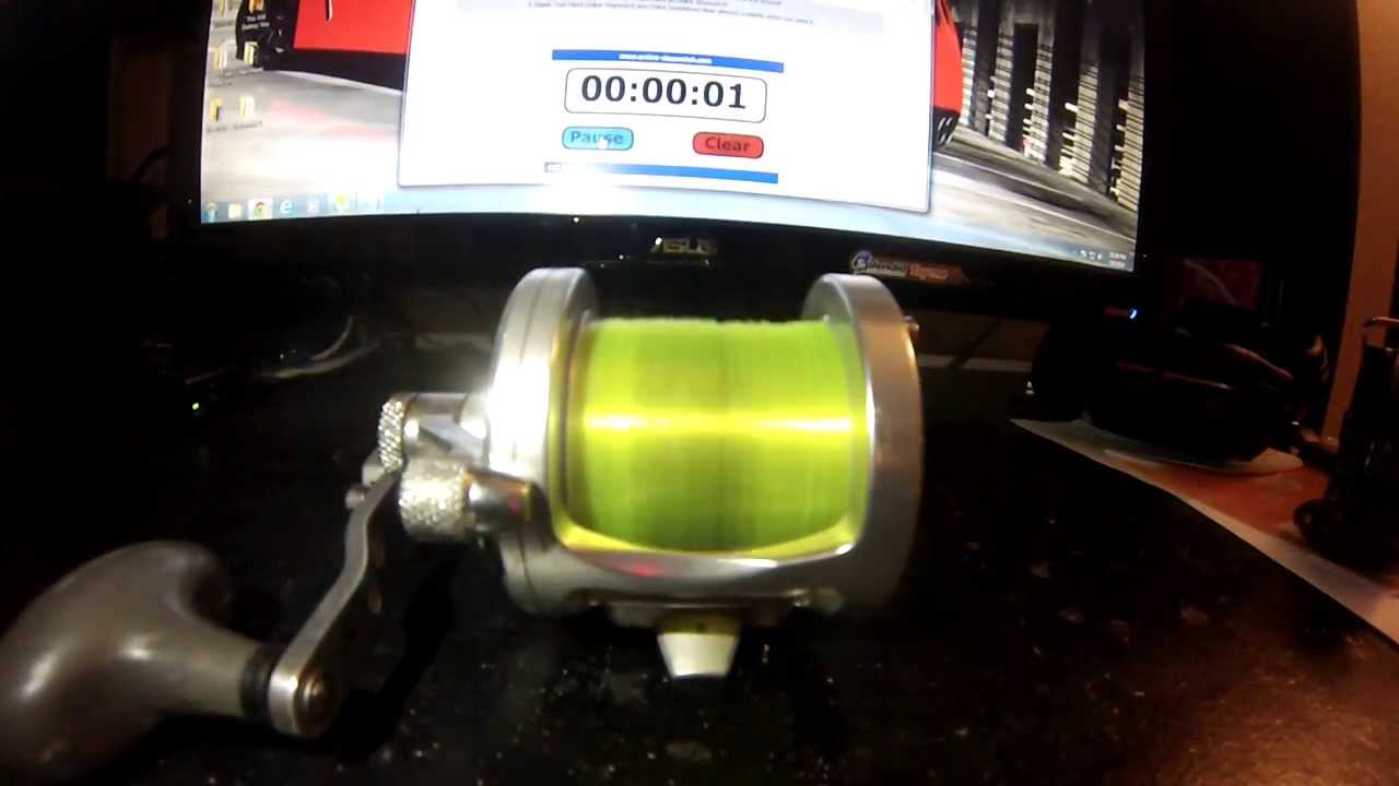 Avet Free Spool Test - YouTube