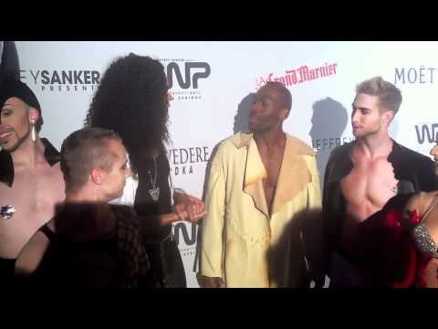 Zumanity on the White Carpet - White Party 2011 - YouTube