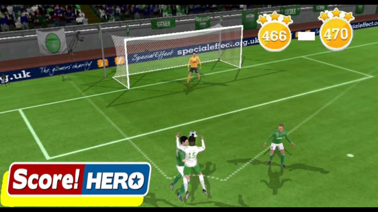 Score! Hero - Level 466 - 470 - Complete 3 Stars Walkthrough - YouTube