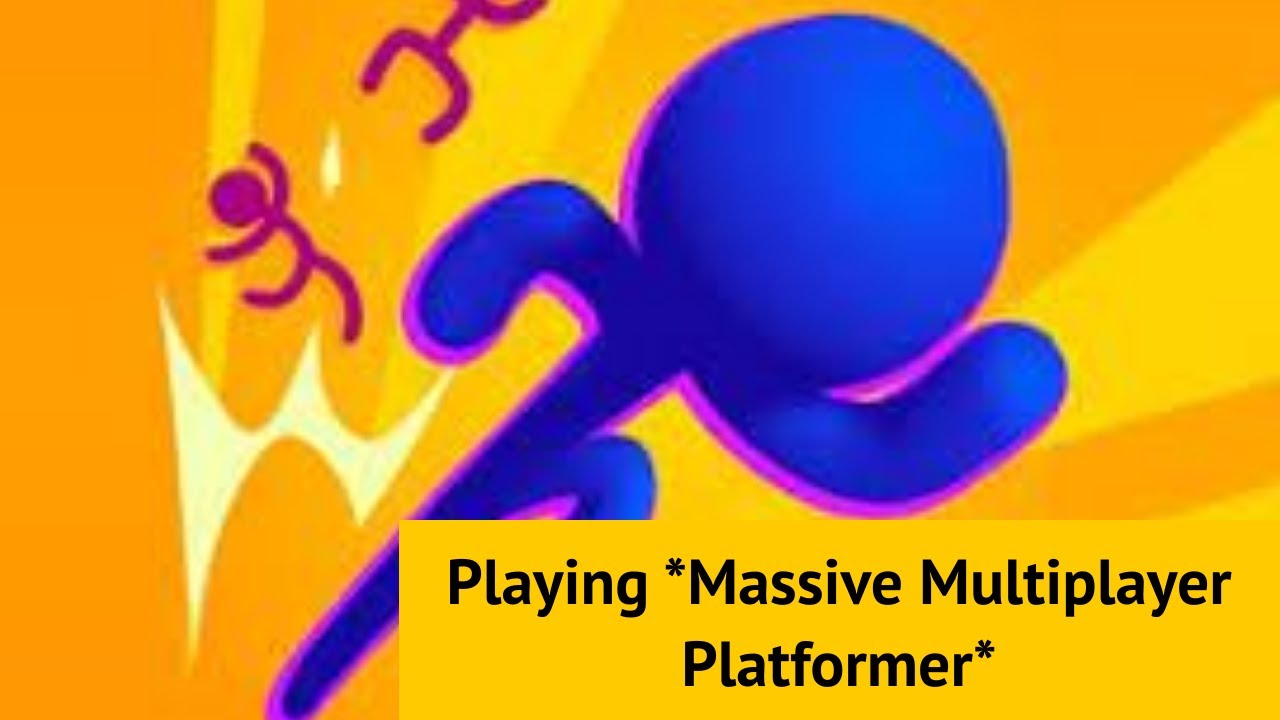 Playing *Massive Multiplayer Platformer* - YouTube
