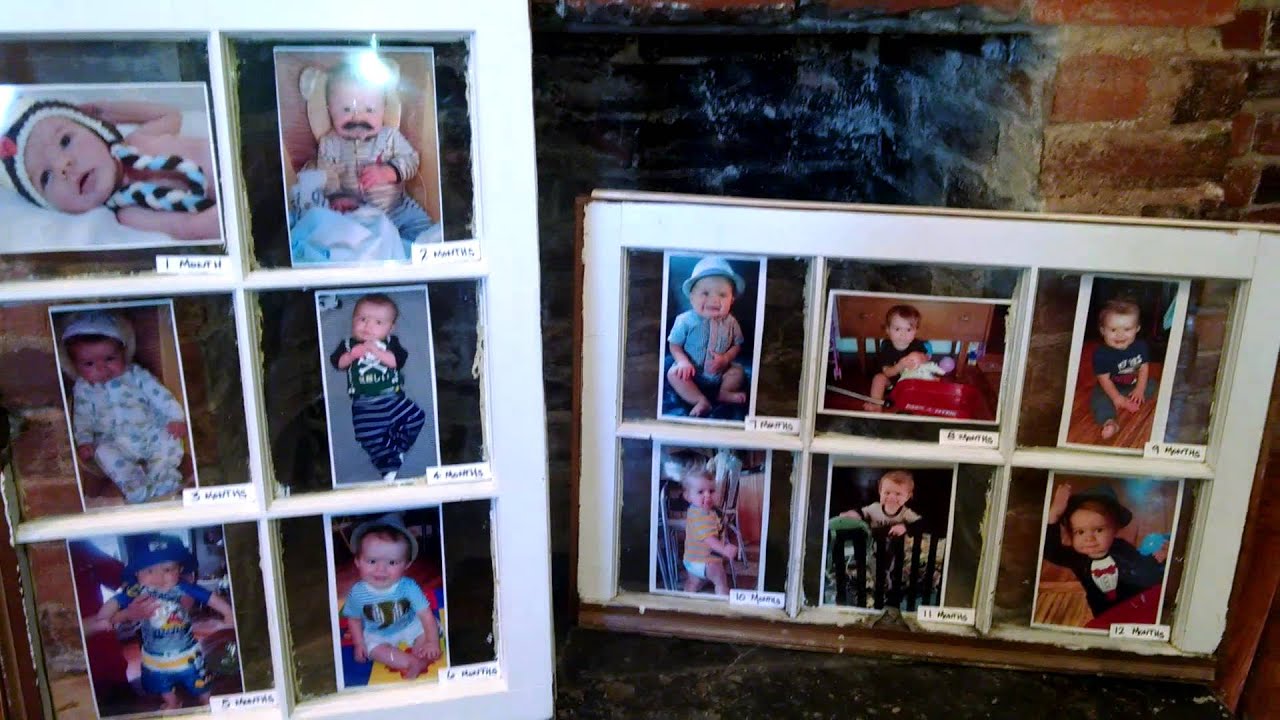 DIY Pinterest Inspired Window Pane to Picture Frame - YouTube