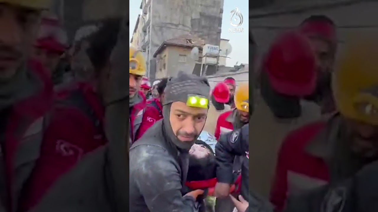 Ten year old girl named Cudi rescued after 147 hours in Hatay # ...