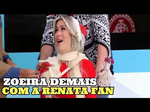 RENATA FAN SAIU DE CADEIRA DE RODAS|CHEIO DE ZOEIRA|FUTEBOL É COMIGO
