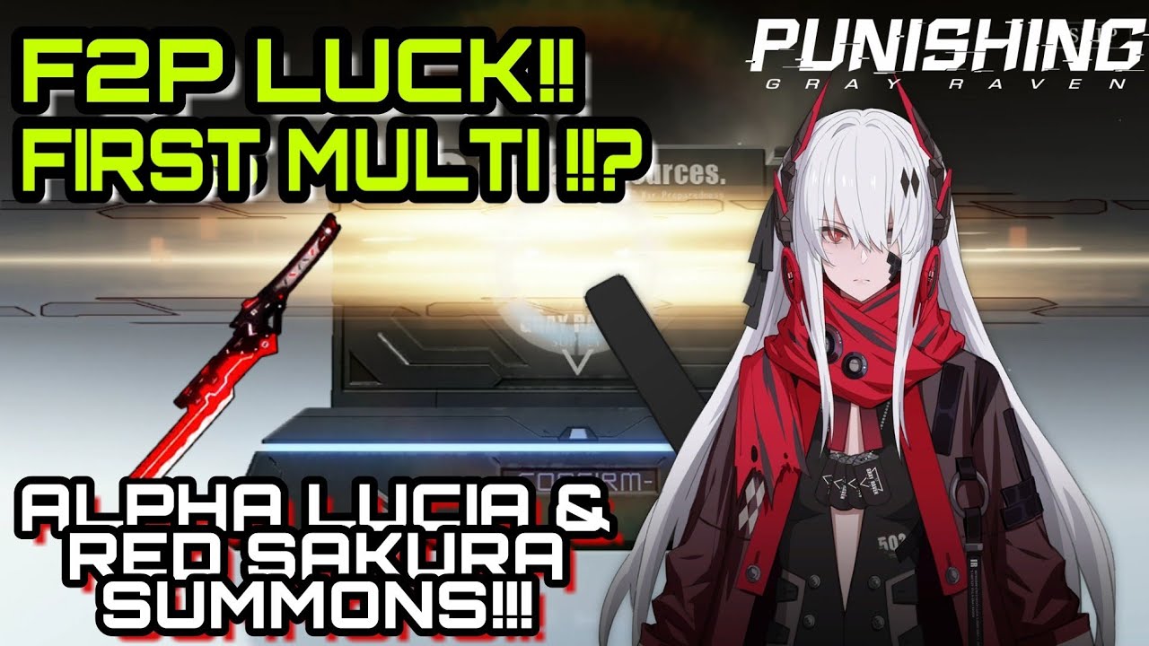 F2P LUCK!! ALPHA LUCIA : CRIMSON ABYSS & RED SAKURA SUMMONS ...