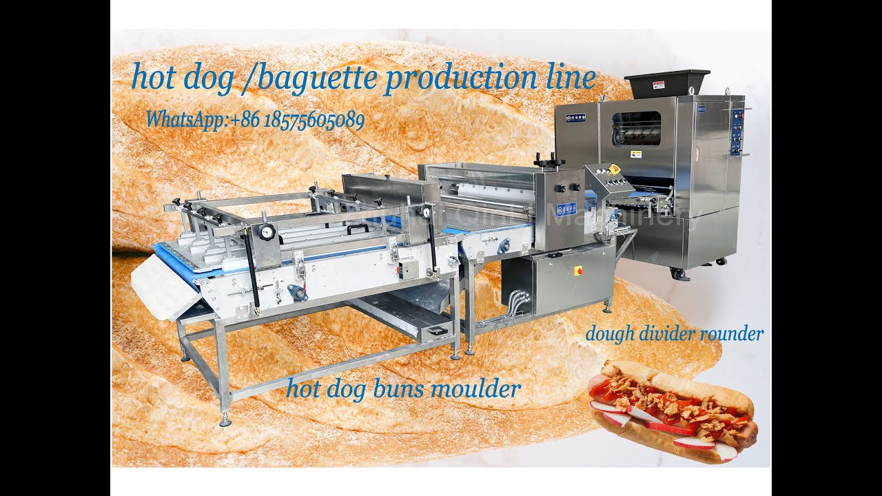 Simple Hot dog production line Pictures video - YouTube