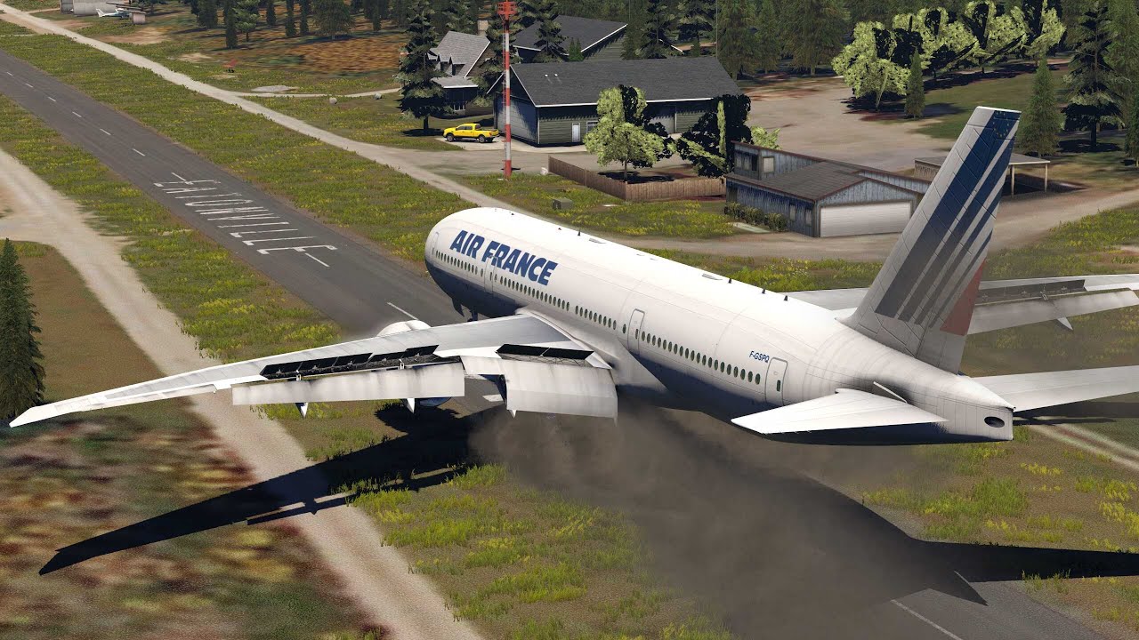 This Is The Narrowest Runway - Planes Don't Fit - YouTube