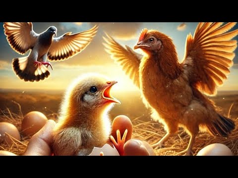 Emotional Moment! 🐣 Chick Hatches in My Hand & Baby Pigeon’s First ...