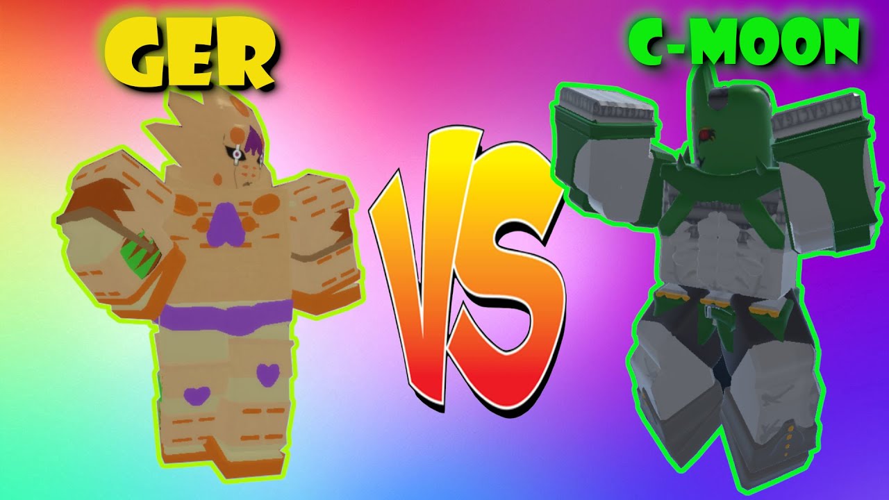 Your bizarre adventure (YBA) C-Moon Vs Gold experience requiem (GER ...