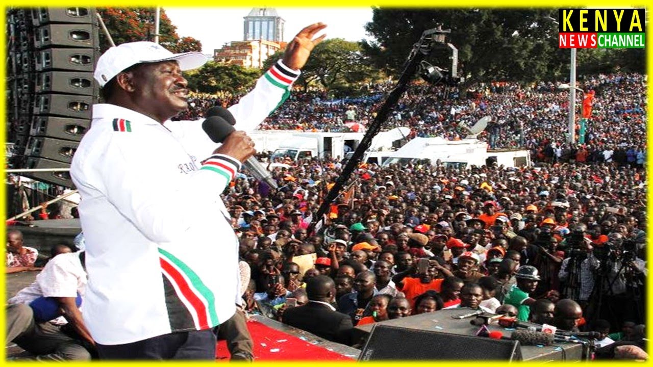 THIKA STADIUM - RAILA AZIMIO MEGA RALLY - YouTube