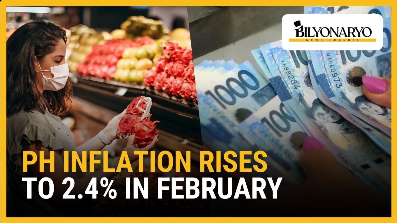 PH inflation rises to 2.4% in February | Business 360 - YouTube