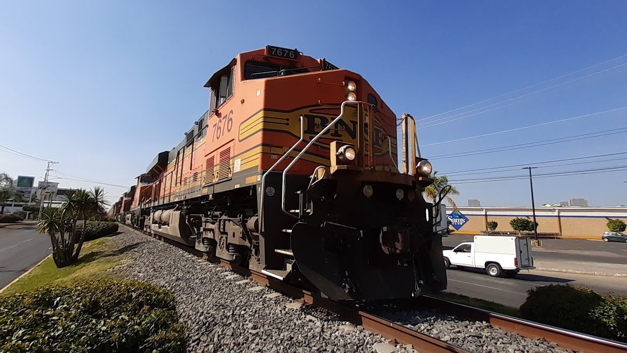 5 Modelos diferentes de locomotoras en un tren automotriz! Ferromex ...