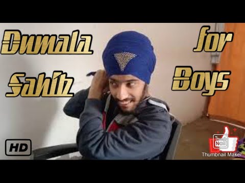 How to tie Dumala 🙏🏽 Easy way to tie Dumala for boys - YouTube