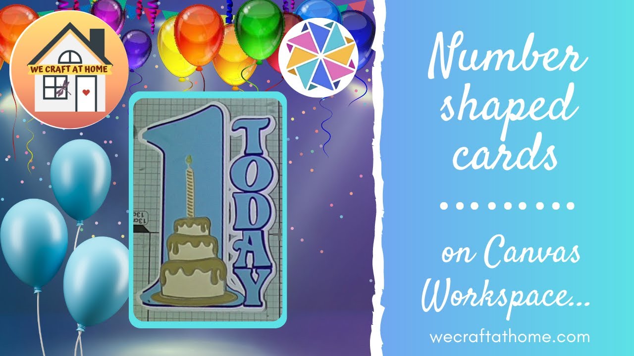 Number shaped card - YouTube