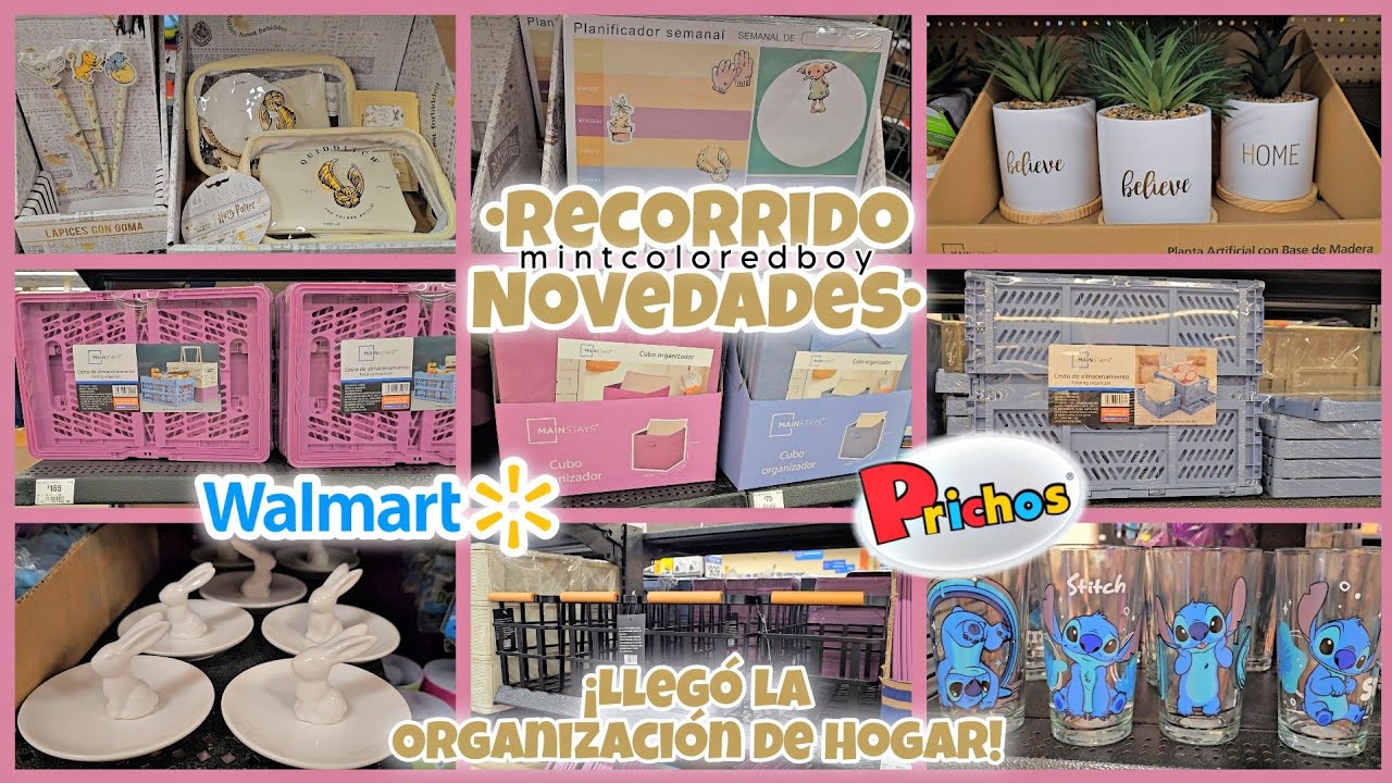 Recorrido en WALMART y PRICHOS Organización de Hogar Novedades ...