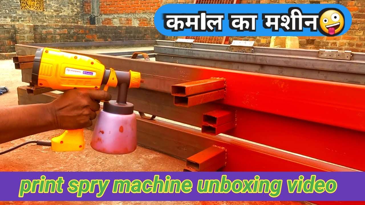 Asian Paint spray machine full review unboxing video - YouTube