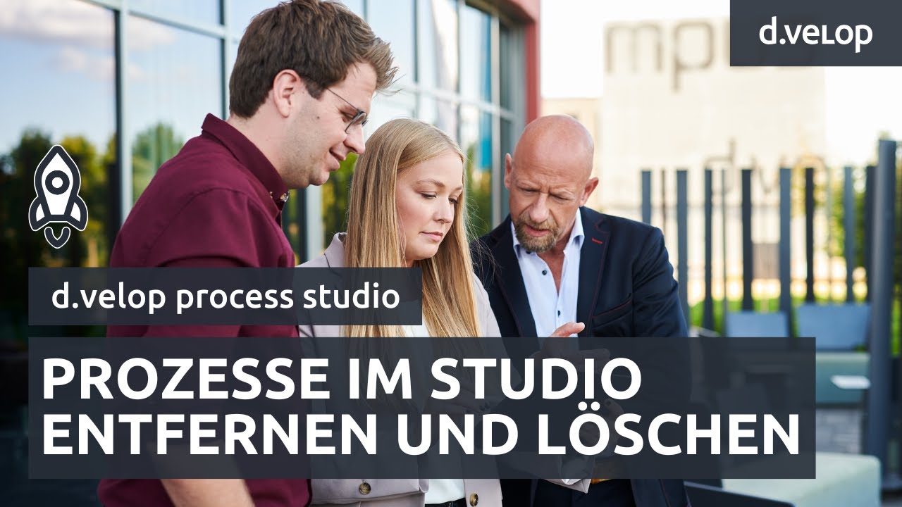 Prozessverwaltung: Einen Prozess im d velop process studio löschen | d.velop - YouTube