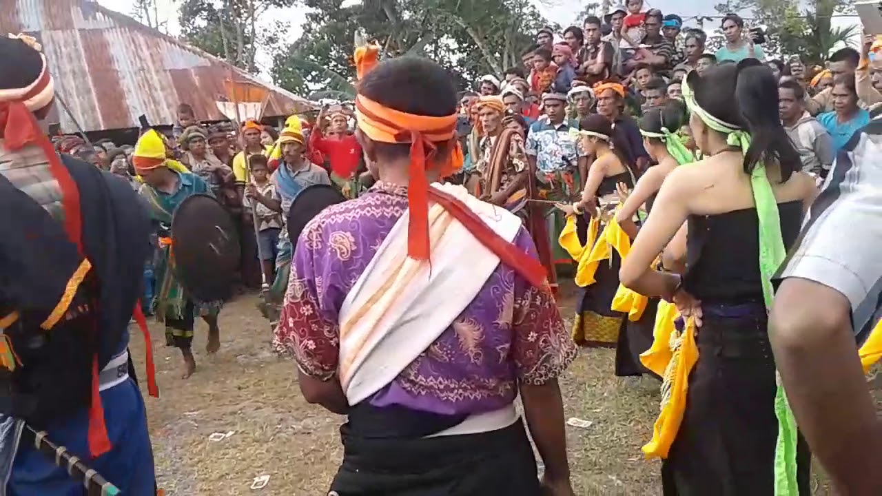 Kampung besar wanno matukku.acara woleka adat sumba - YouTube
