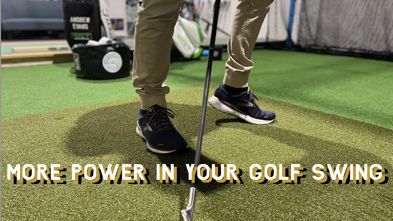 Simple drill for more power in your golf swing - YouTube