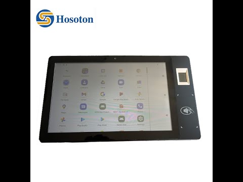H101 Android Biometric tablet with NFC reader - YouTube