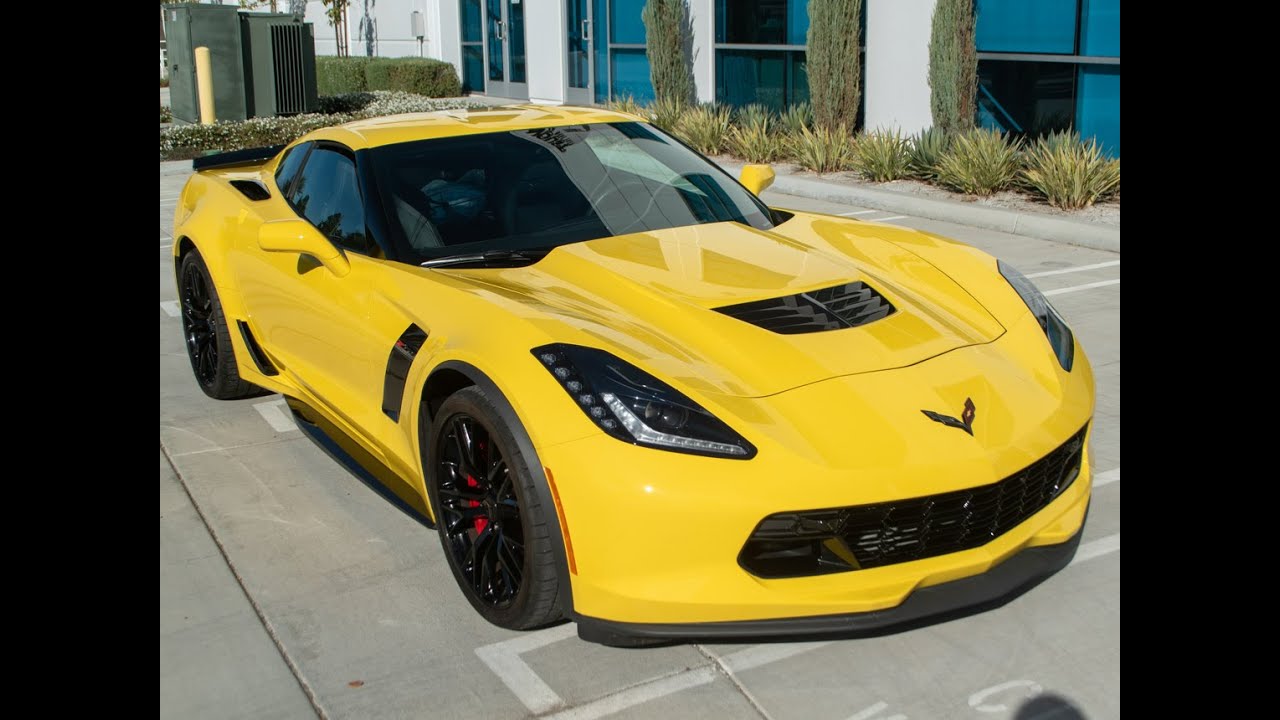 SOLD 2017 Corvette Racing Yellow Z06 Coupe with only 3900 miles! - YouTube