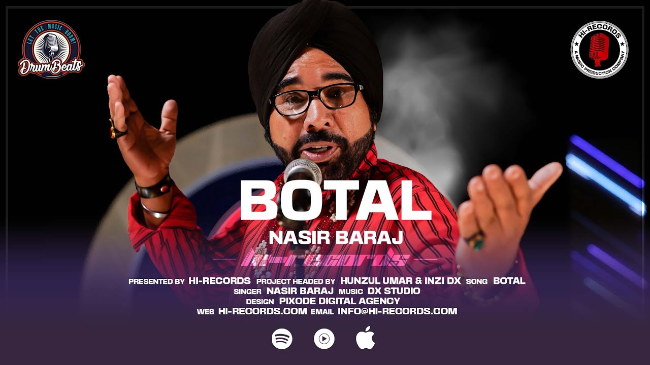 Botal | Drum Beats Season 1 | Nasir Baraj | Hi-Records - YouTube