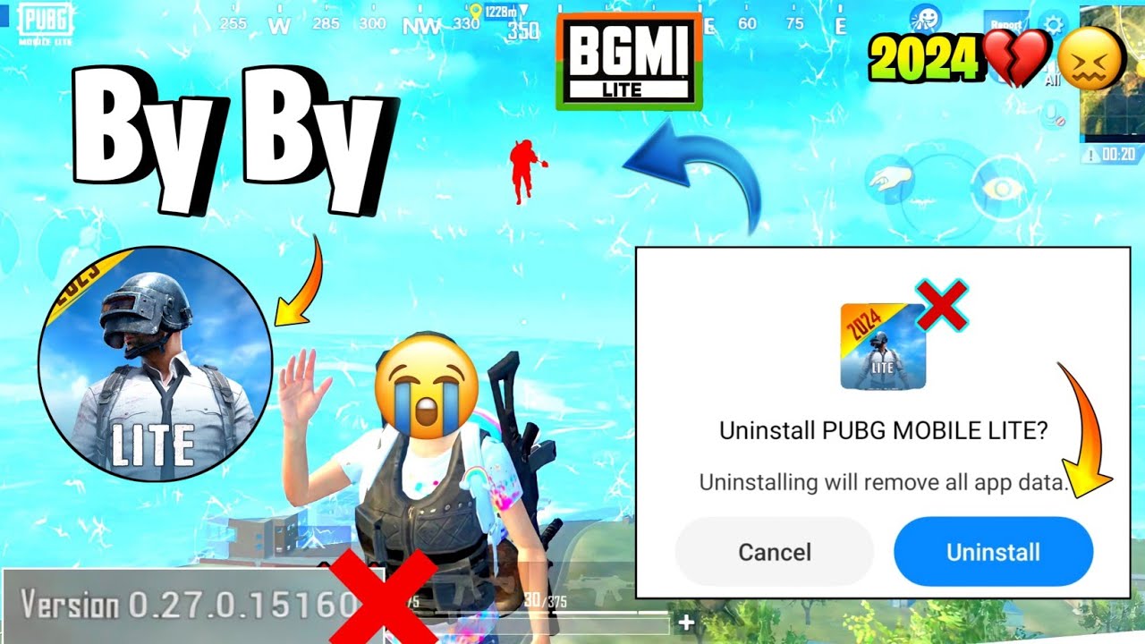 🥺By By Pubg Lite | Uninstall Pubg Lite | Bgmi Lite 2024😔 - YouTube