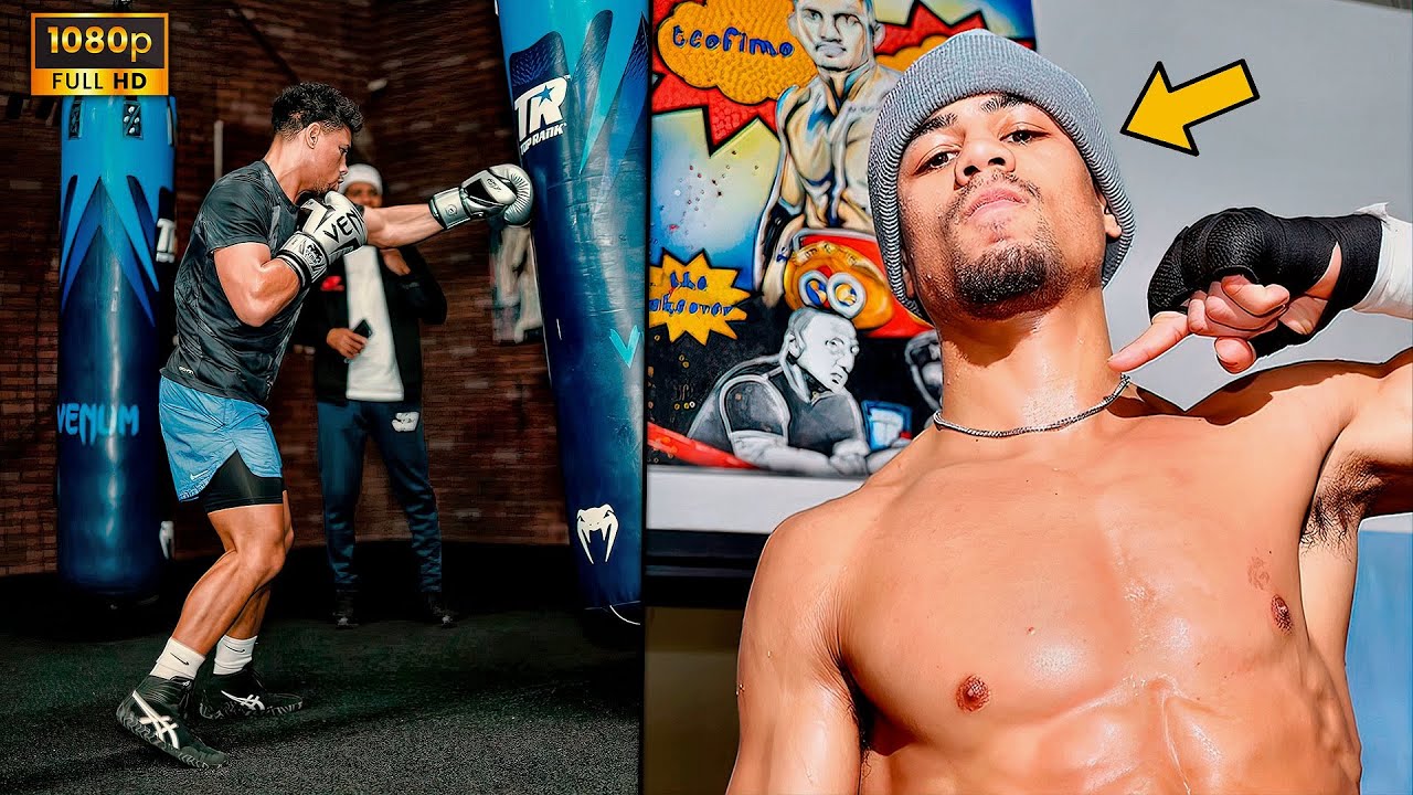 Jamaine Ortiz training for Teofimo Lopez. TRAINING CAMP | BOXING ...
