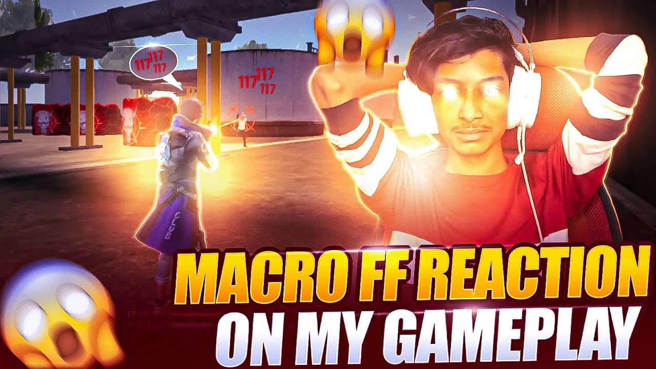 MACRO FF LIVE REACTION ON MY GAMEPLAY ️‍🔥@macrofflive ! ! WHAT A ...