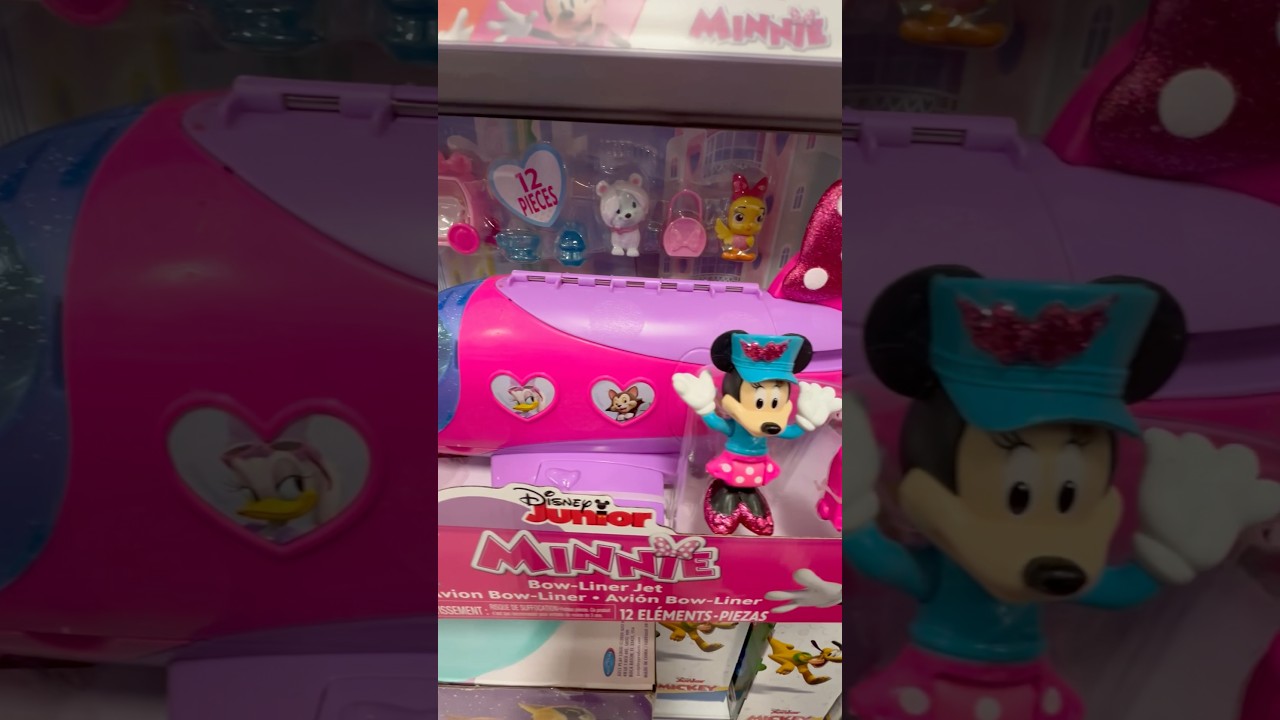 Disney# junior #minnie #Bow-liner jet #avion bow-liner#playset #toys # ...