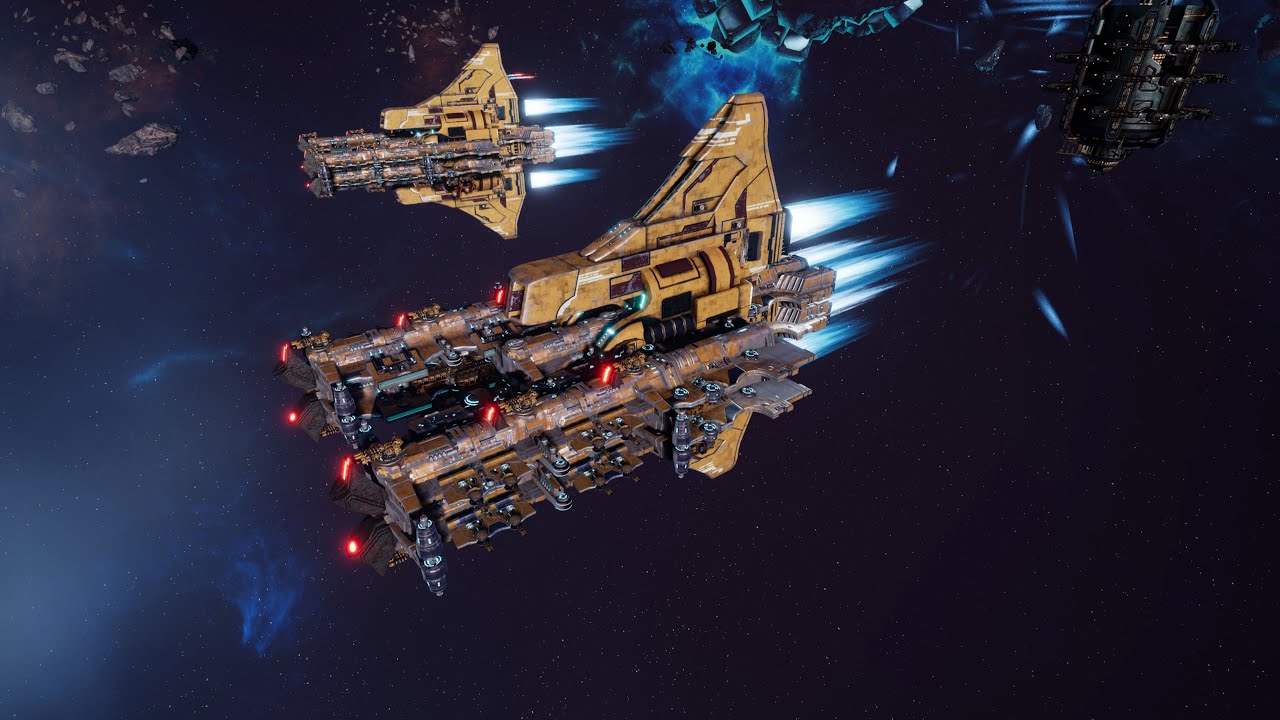 Tau Merchant Fleet vs Imperial Navy - Skalgrim Mod - 4K Quality ...