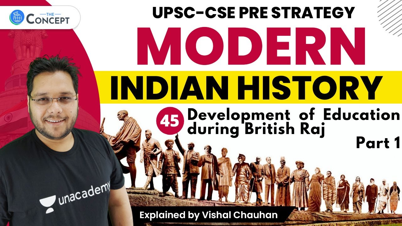 L45: Development of Education during British Raj | Part 1 | Modern ...