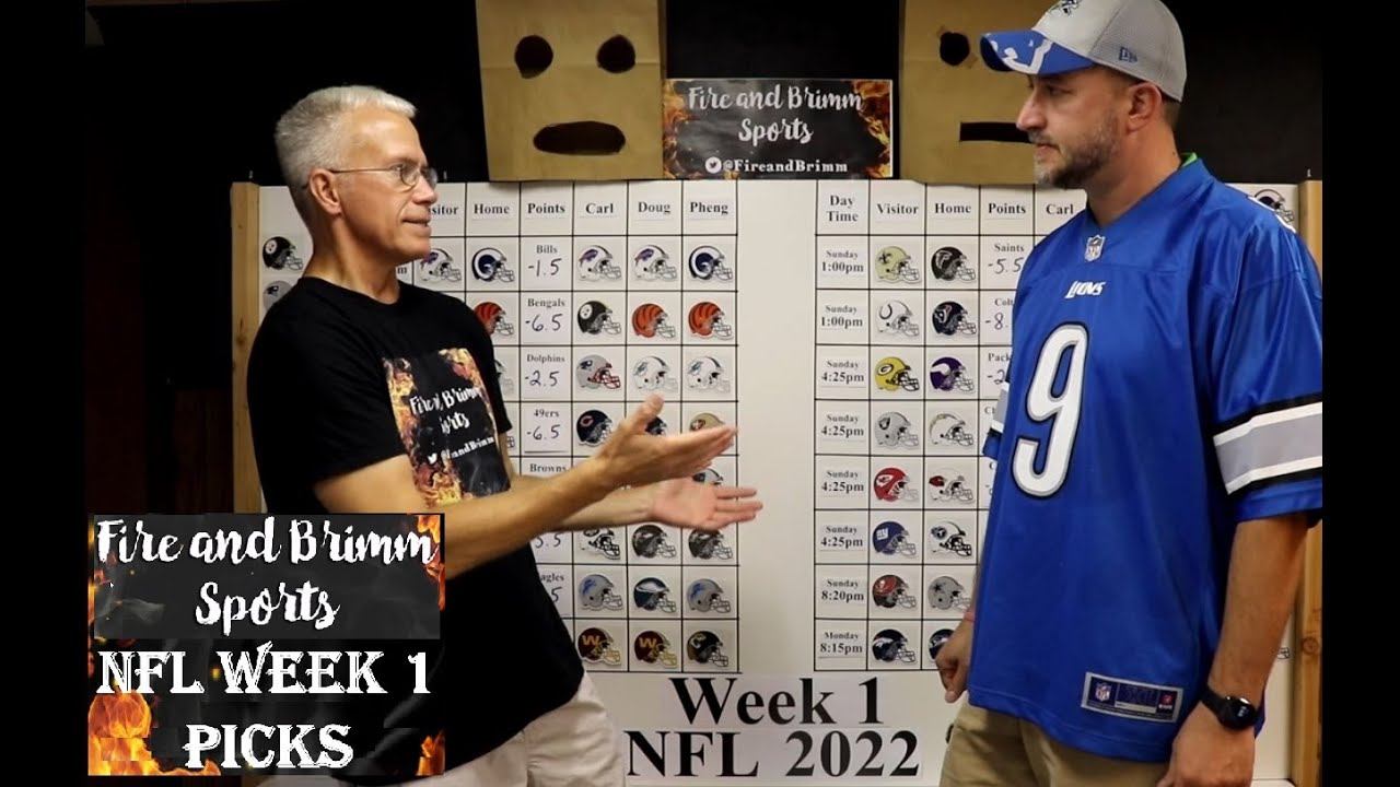 2022 NFL Season – Week 1 Picks and Predictions - YouTube