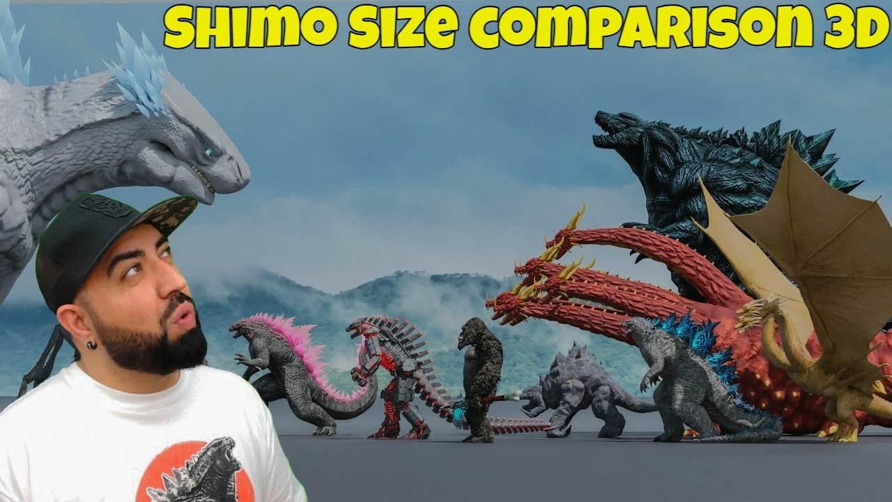 3D SHIMO SIZE COMPARISON NEW - YouTube
