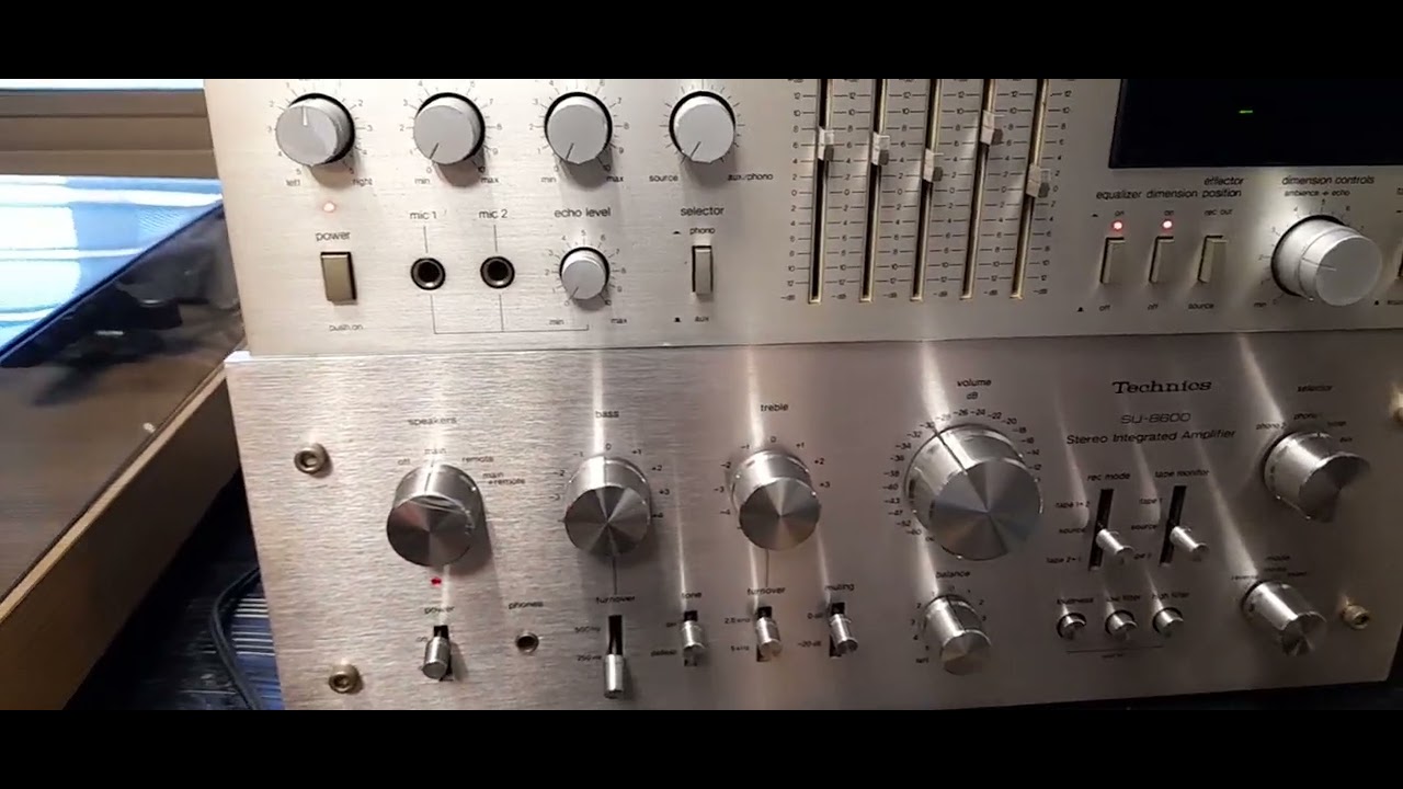 Amplificador Technics Su-8600 - YouTube
