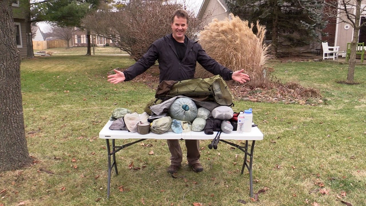 Backpacking Gear - Pack 'Explosion - January 2017 - YouTube
