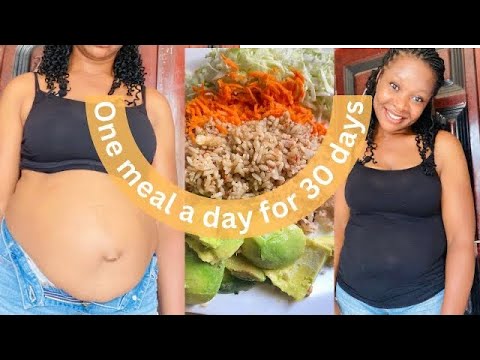 Eating One Meal A Day For 30 Days (OMAD) ! Intermittent Fasting For ...