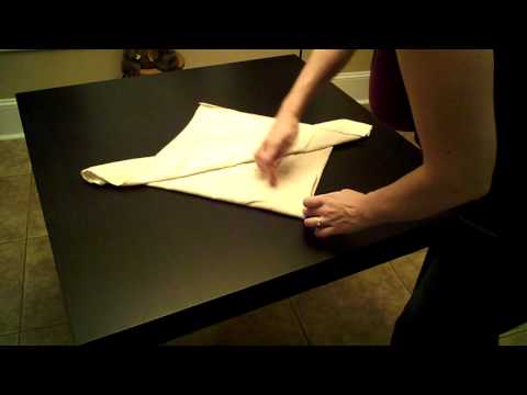 How to do the Gaynor's Girl Fold for Flat Diaper Nappy