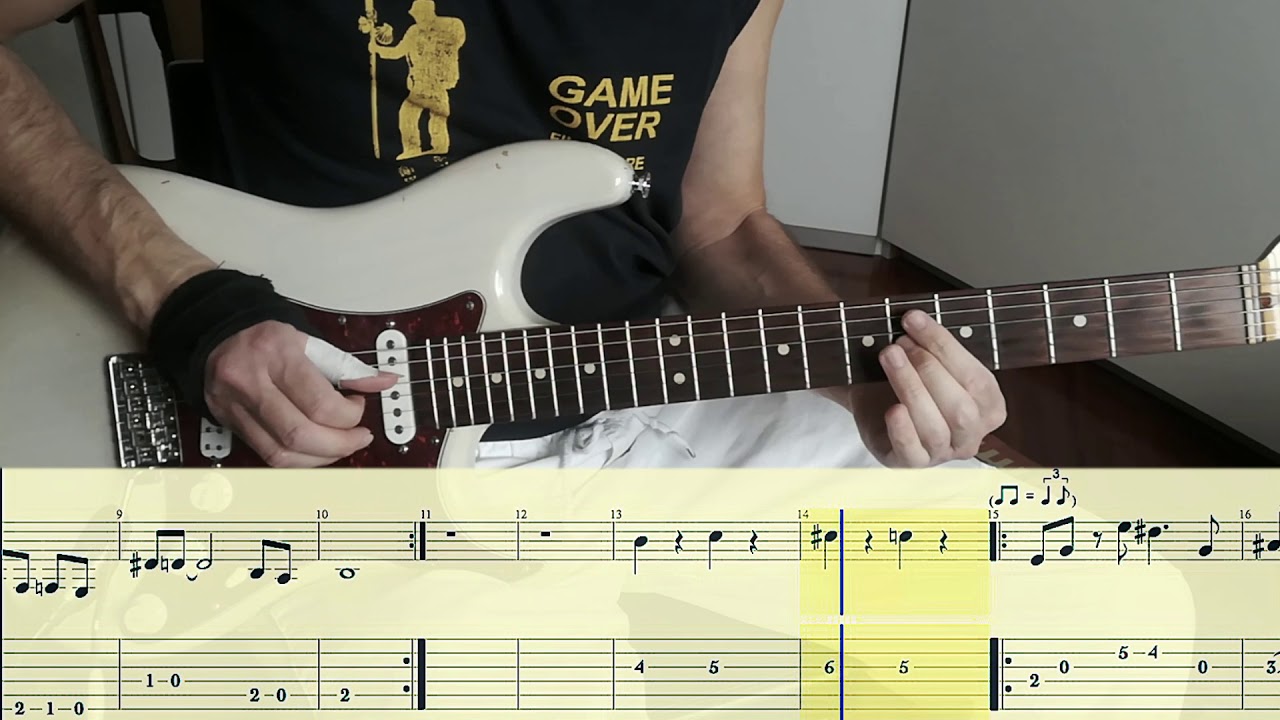 James Bond Theme - Guitar Cover Rock Version - Tutorial w/tabs - YouTube