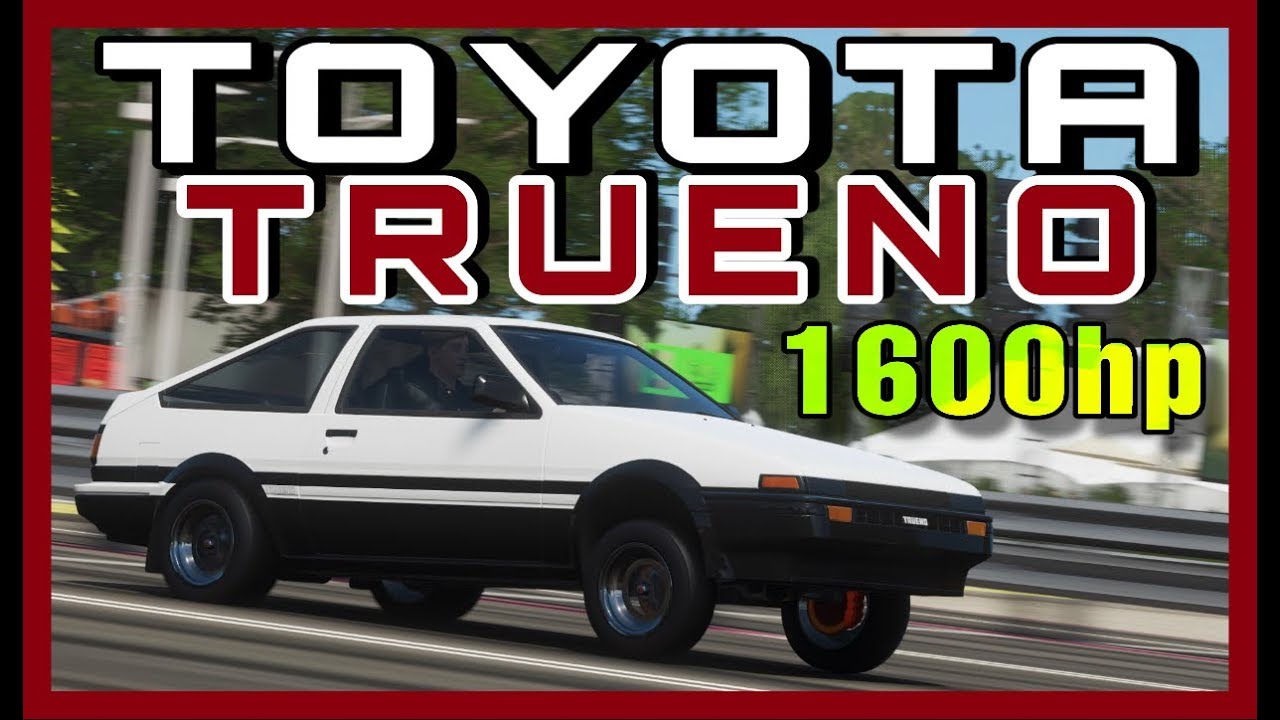 TOYOTA SPRINTER TRUENO ( DRAG TUNE ) - FORZA HORIZON 4 - YouTube