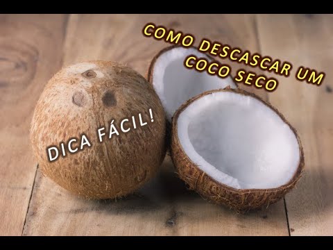 DICAS: Como tirar a CASCA DO COCO sem quebrar a polpa - YouTube