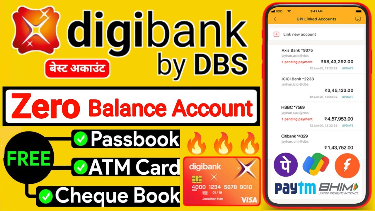 DBS Bank Zero Balance Account Online 2023 || DBS Bank account opening ...