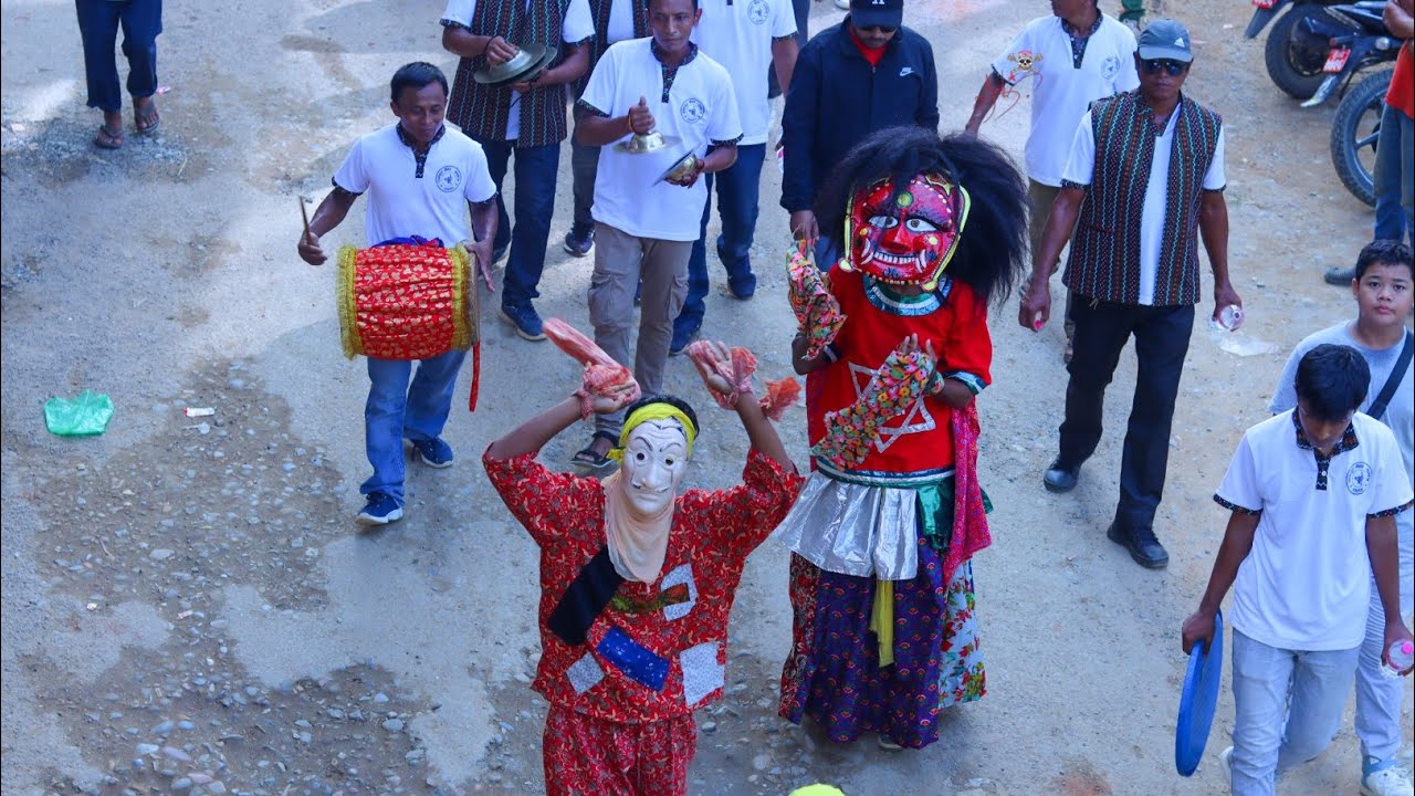 रजघरा Lakhe dance 💃 २०८० - YouTube