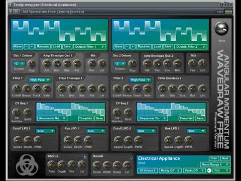 Wavedraw Free VST synthesizer (Angular Momentum) - Preview of 64 sound ...