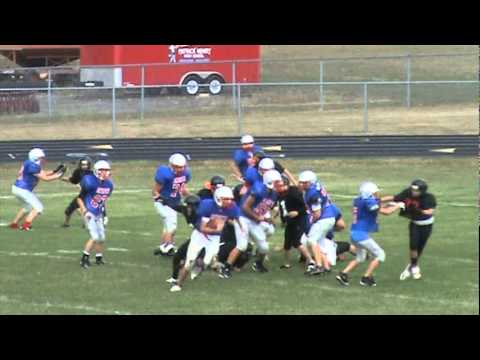 crazy football play... flip for touchdown - YouTube