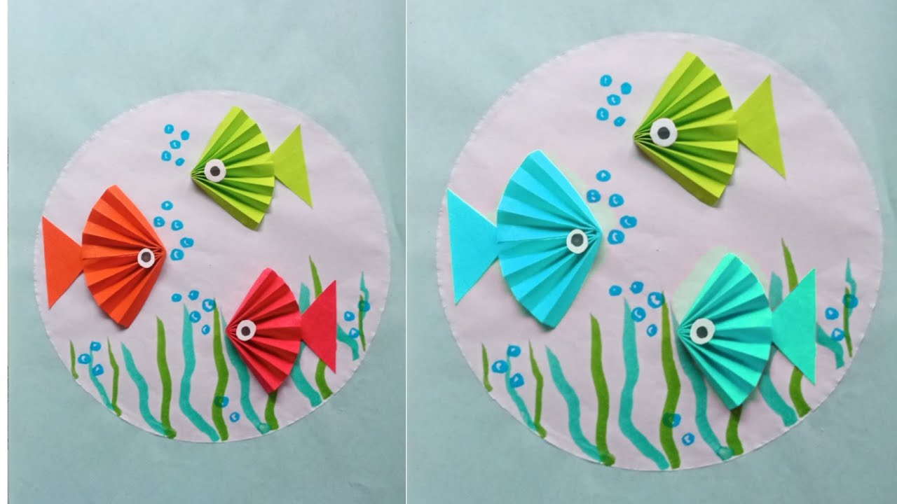 Amazing Easy Paper Craft Idea | DIY Paper Fish Crafting - YouTube