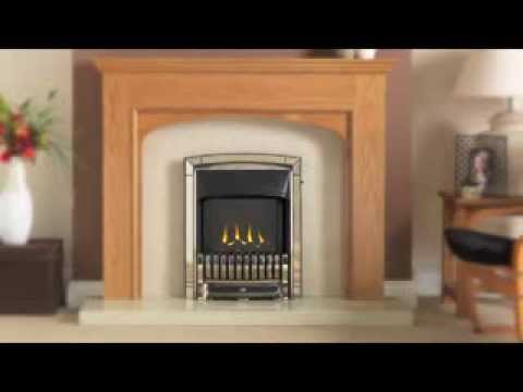 Valor Excelsior Slimline Homeflame - YouTube