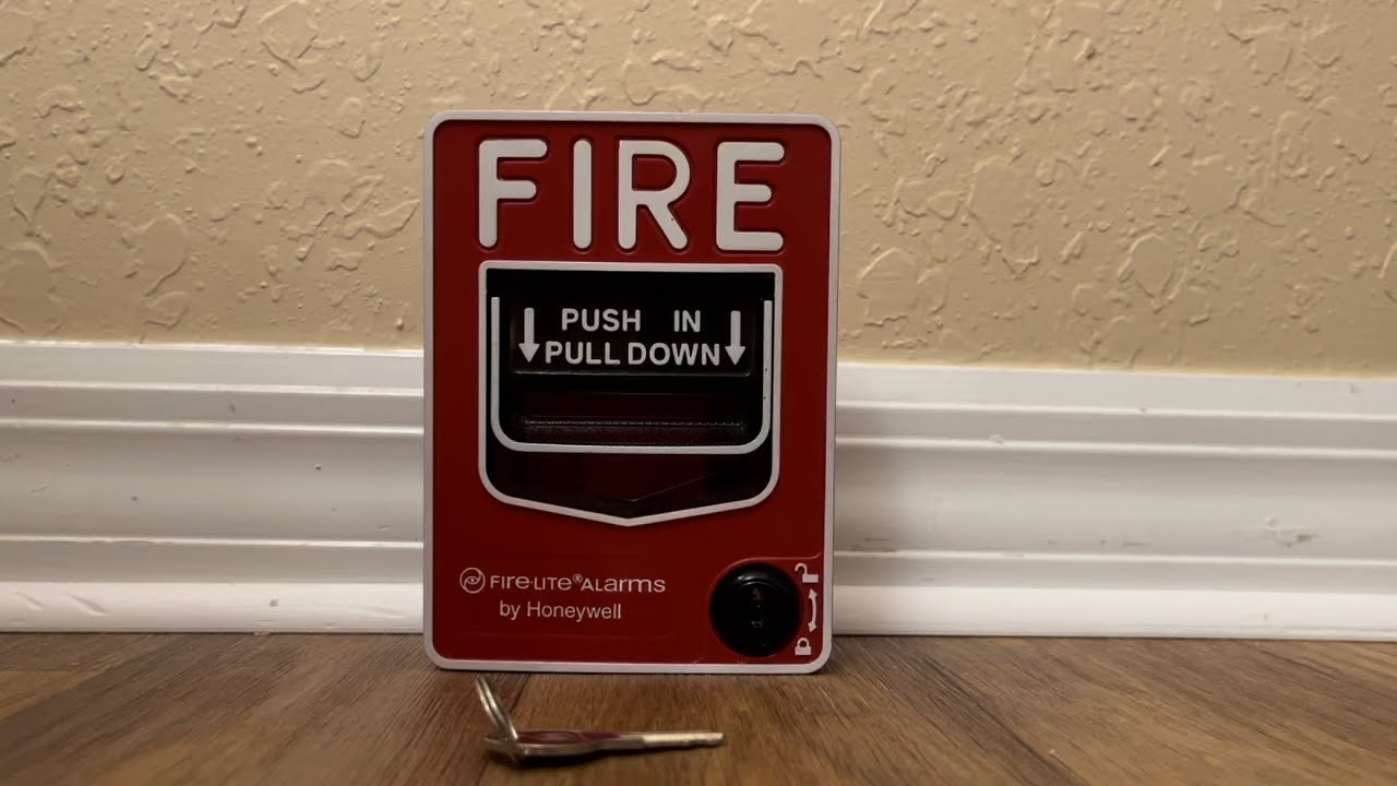 How to pull and reset a BG-12 fire alarm pull station - YouTube